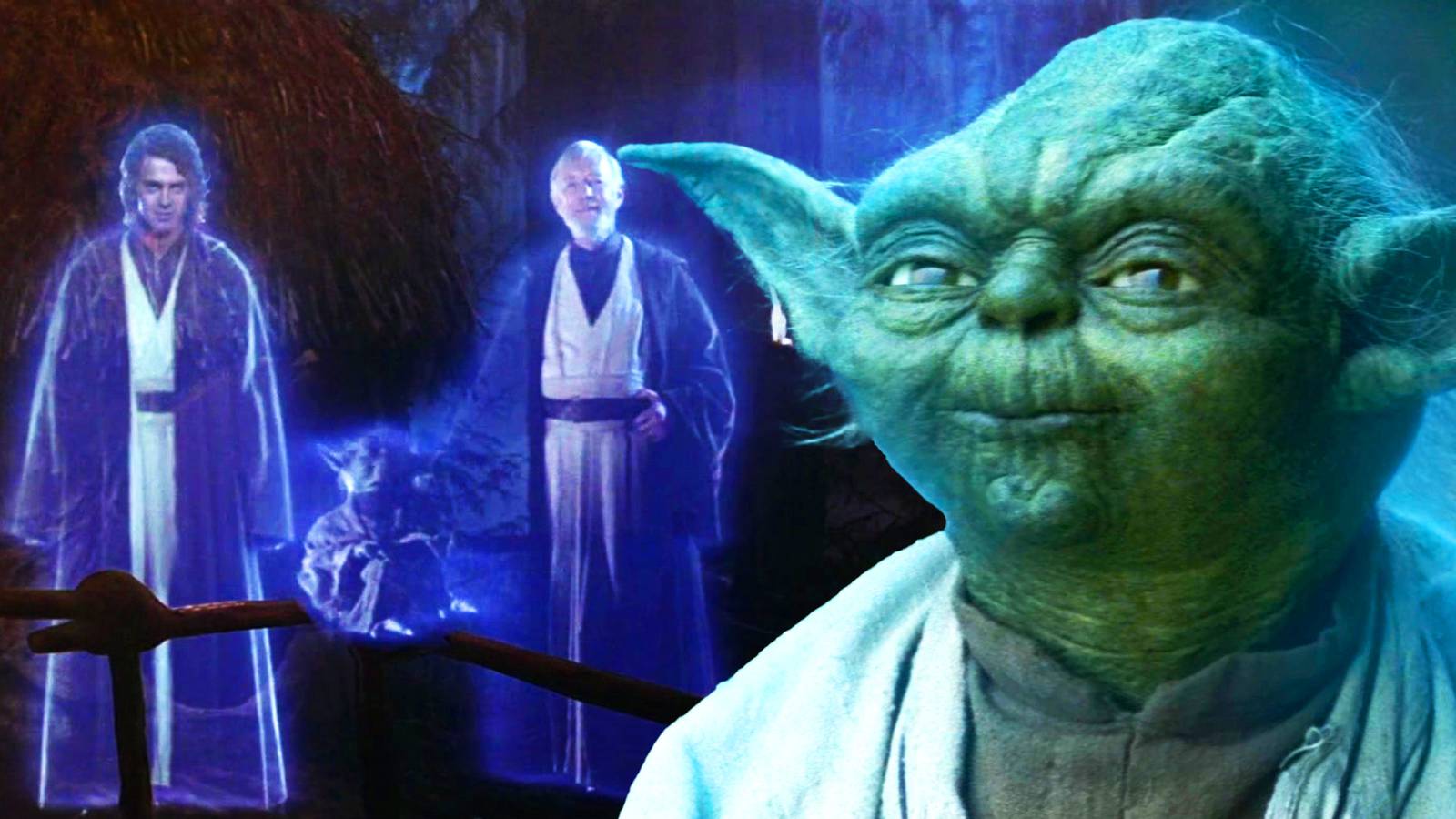 The Last Jedi's Yoda Scene Abandoned One Of George Lucas' Force Ghost ...