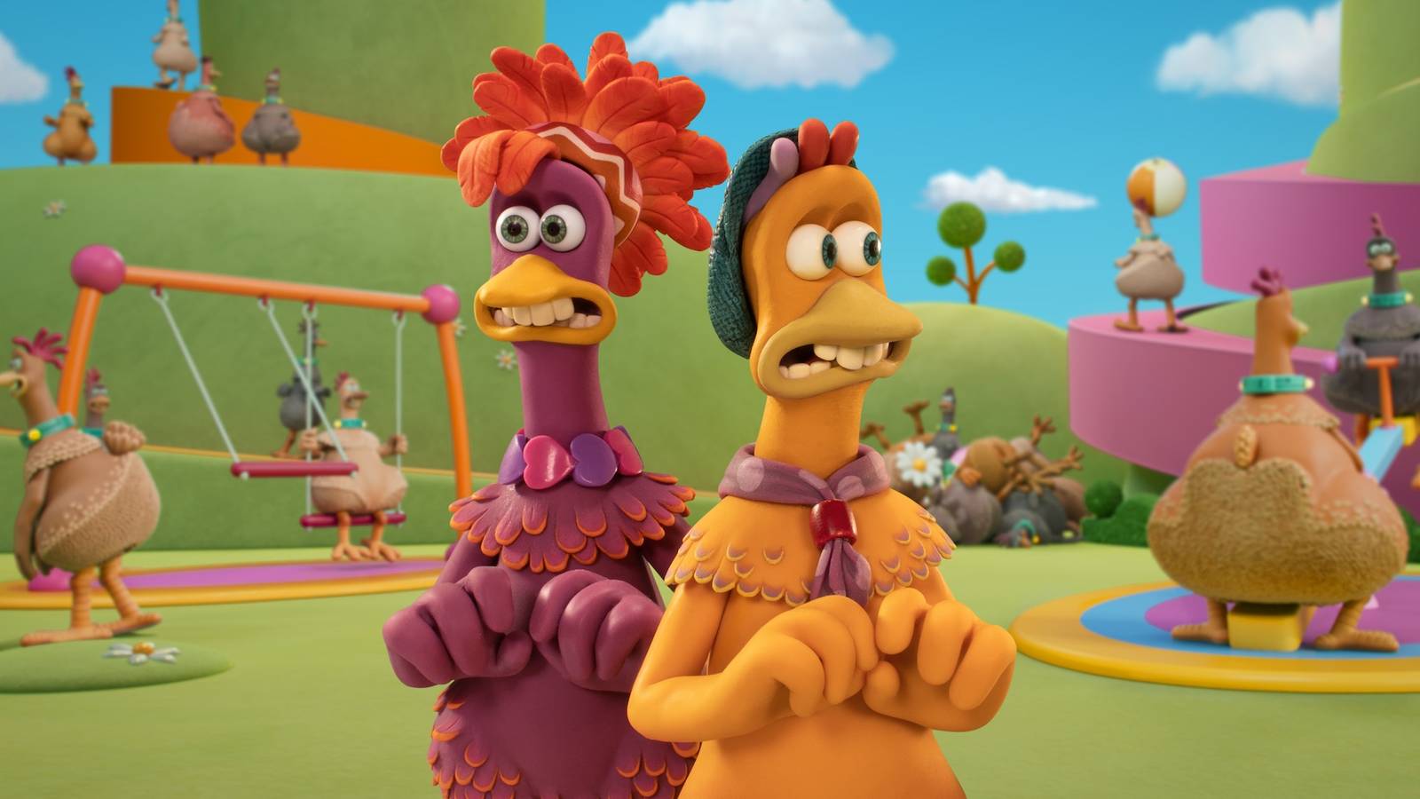 Scary Chicken Cartoon