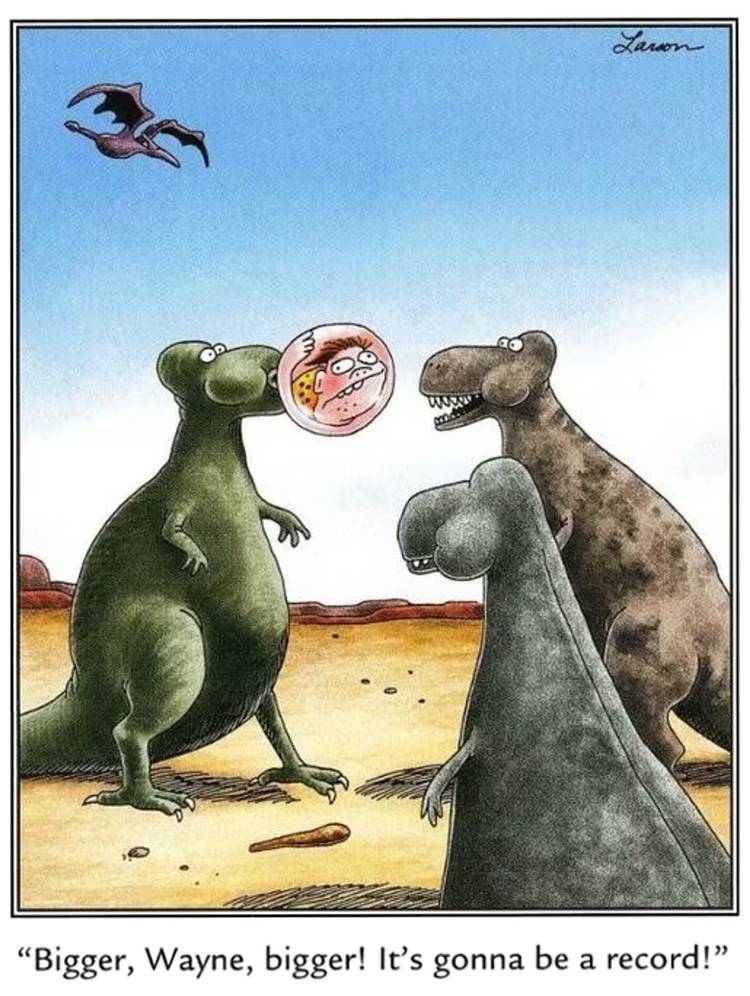 10 Funniest Far Side Dinosaur Comics Starring Tyrannosaurus Rex