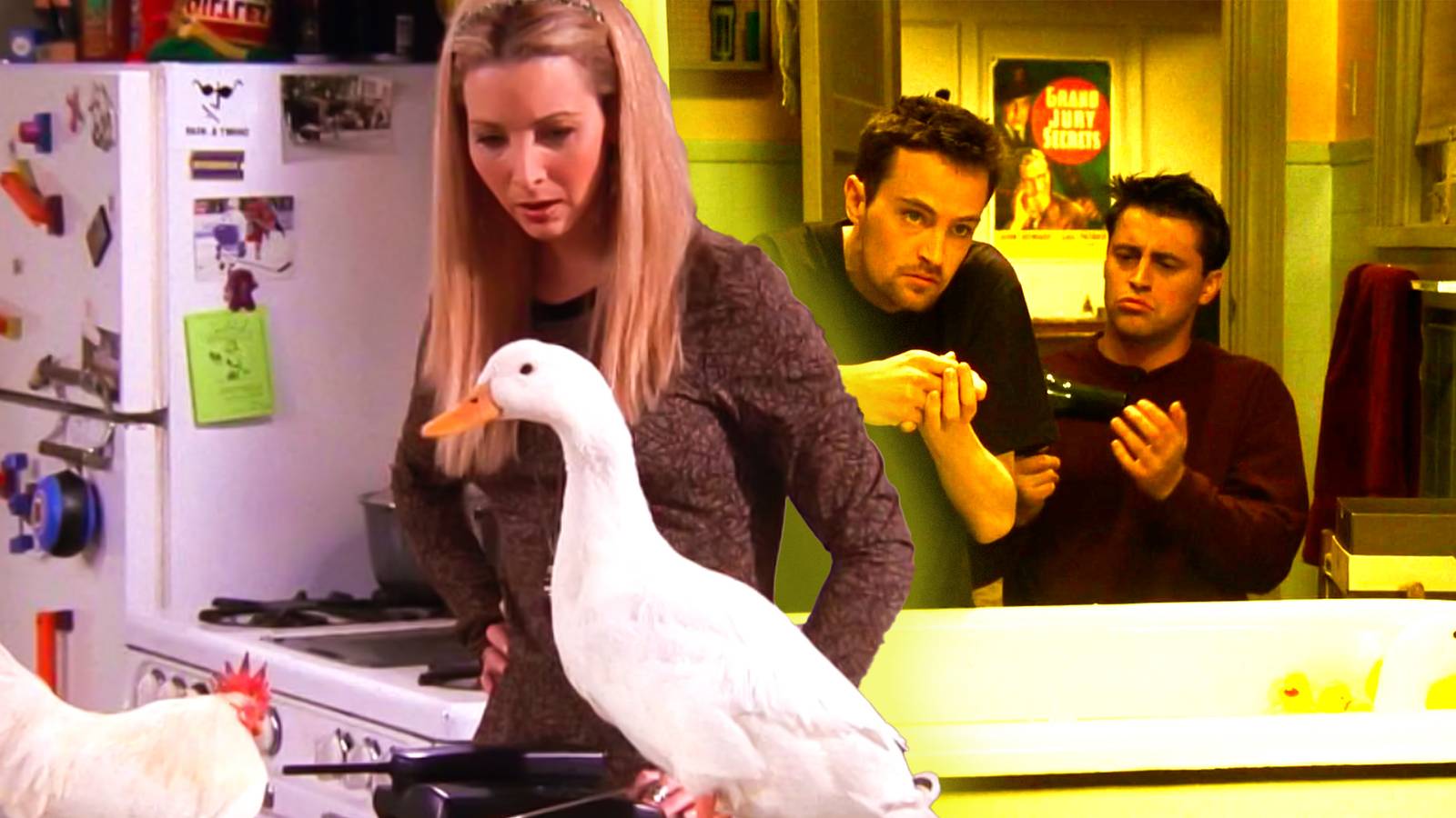 Friends: 10 Best Moments With The Chick & The Duck