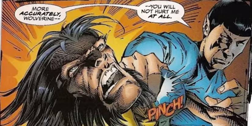 "It's Called a Vulcan Nerve Pinch": Spock vs Wolverine Didn't Actually ...