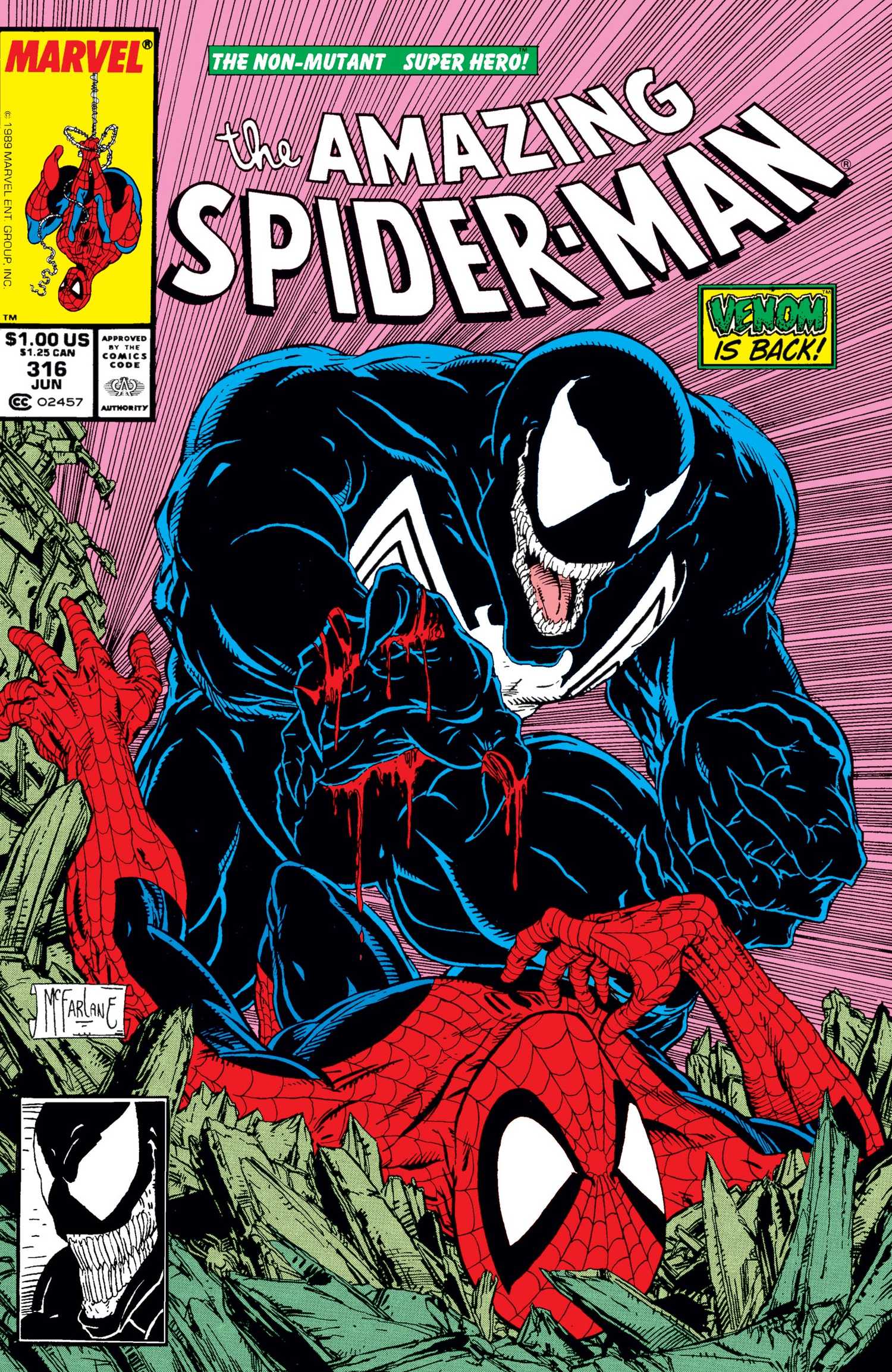 The Matrix Artist Recreates Iconic Spider-Man/Venom Cover