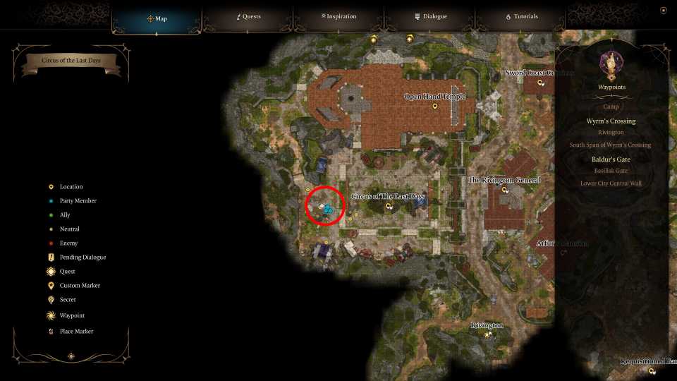 Baldur’s Gate 3: All Dribbles The Clown Body Part Locations