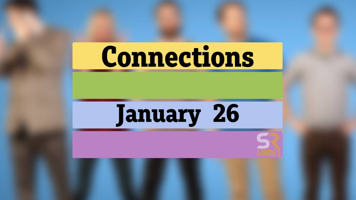 Today's Connections Answers & Hints For January 26, 2024 (Puzzle #229)