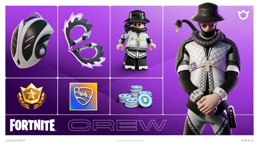 Fortnite Crew Membership January 2024 (Start Date, Price, & Rewards)