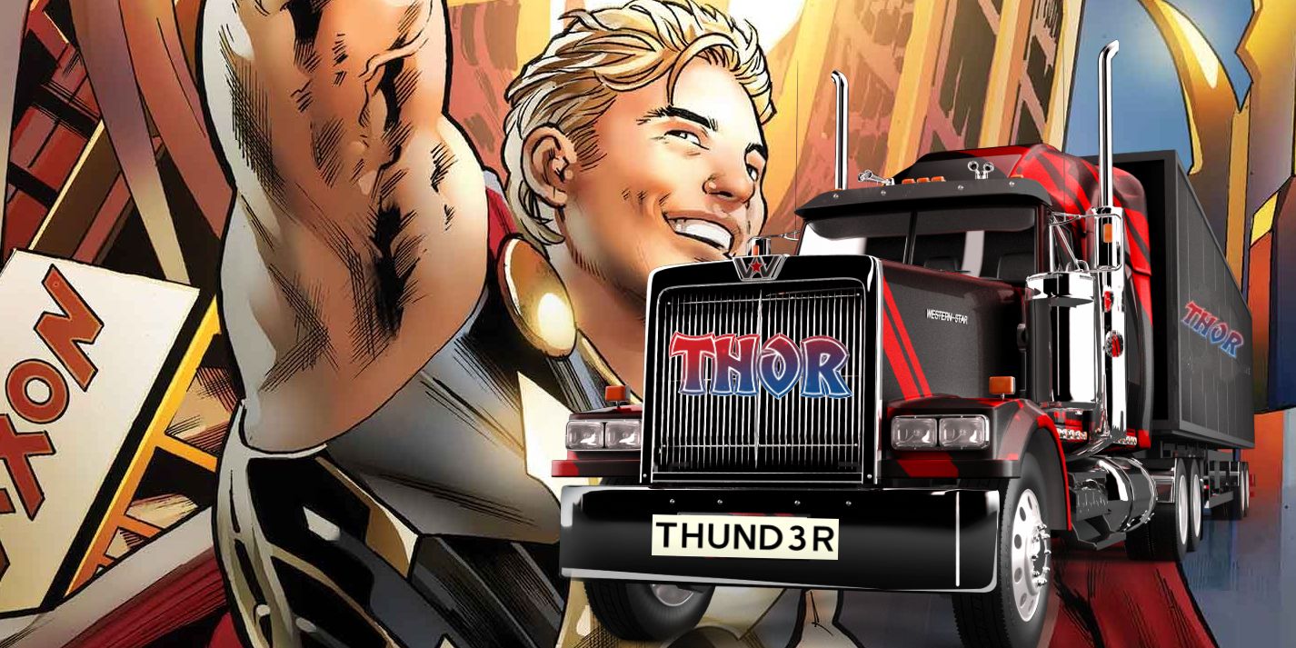 "Chad Hammer and the Thor-Truck": Marvel's New Thor Has His Own Batmobile