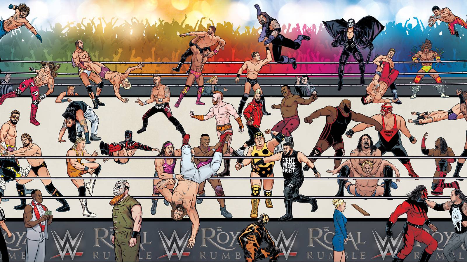 Revisiting the 1991 & 1992 Royal Rumbles' Iconic Comic Book Style Posters