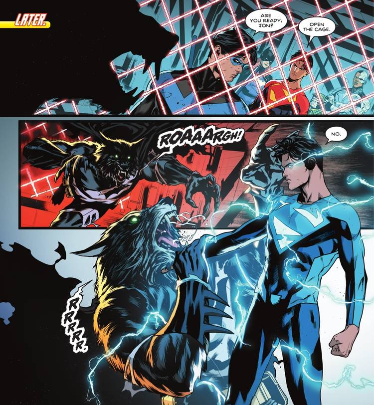 Superman vs. Batman Gets a Strange Twist Thanks to Batman's Wolf Form