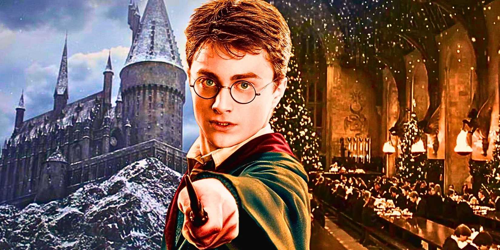 Hogwarts Gets Cozy Christmas Makeover In Festive Harry Potter Art