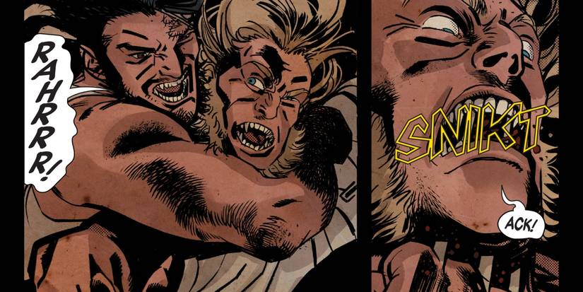 10 Most Brutal Wolverine Vs. Sabretooth Battles in Marvel History