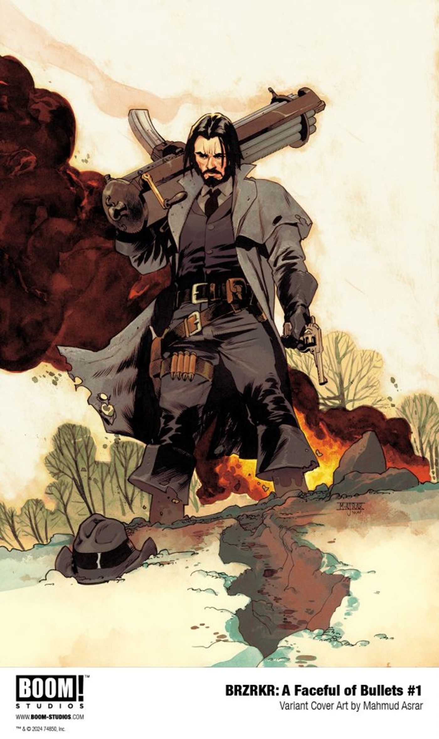 Keanu Reeves' Immortal BRZRKR Gets a Cowboy Spin in New FACEFUL OF BULLETS