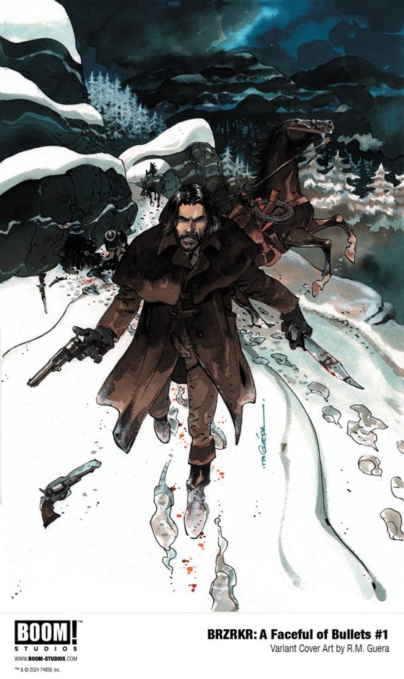 Keanu Reeves' Immortal BRZRKR Gets a Cowboy Spin in New FACEFUL OF BULLETS