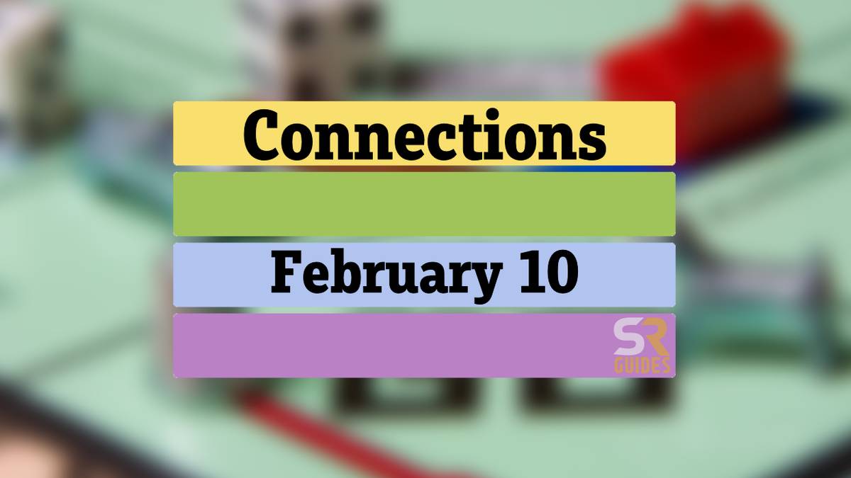 Today's Connections Answers & Hints For February 10, 2024 (Puzzle #244)