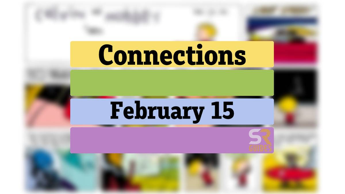Today's Connections Answers & Hints For February 15, 2024 (Puzzle #249)