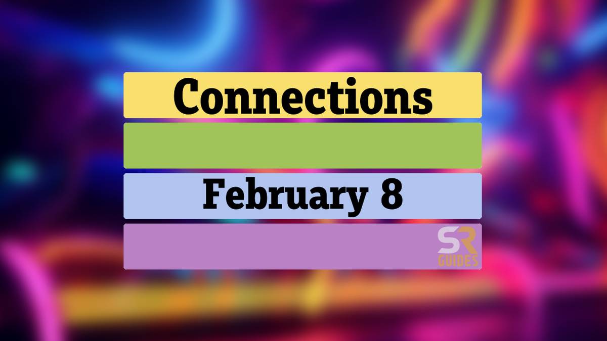 Today's Connections Answers & Hints For February 8, 2024 (Puzzle #242)
