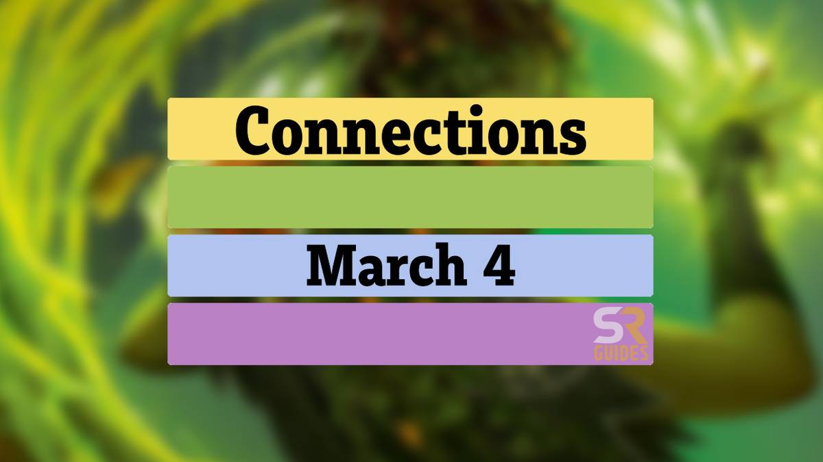 Today's Connections Answers & Hints For March 4, 2024 (Puzzle #266)