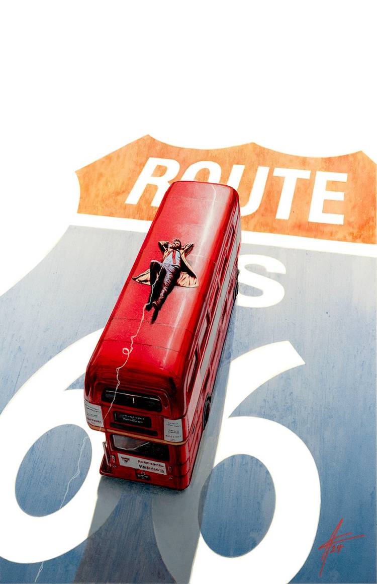 Constantine Takes Route 66 by Storm in His Genius Take on the Batmobile
