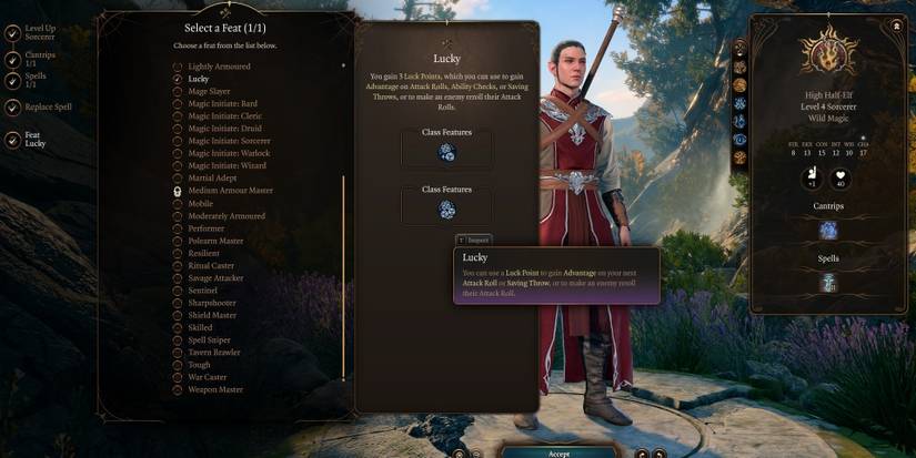 10 Best Feats For Sorcerers In Baldur's Gate 3