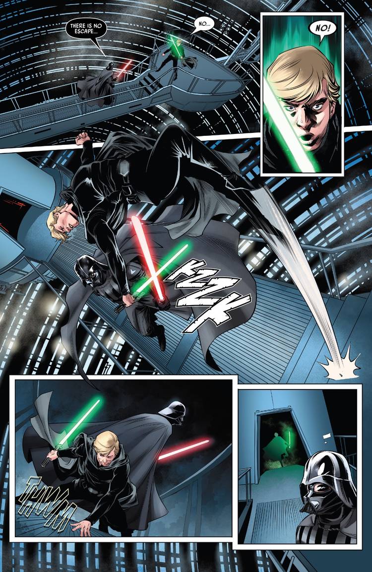 "There Is No Escape": Brand-New Luke Skywalker vs Darth Vader Fight ...