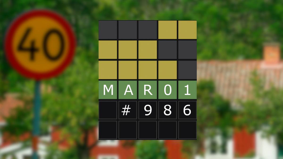Today's Wordle Answer & Hints For March 1, 2024 (Puzzle #986)
