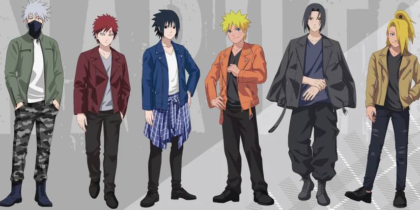 Naruto's Cast Get a Modern Redesign in Stylish New Official Art