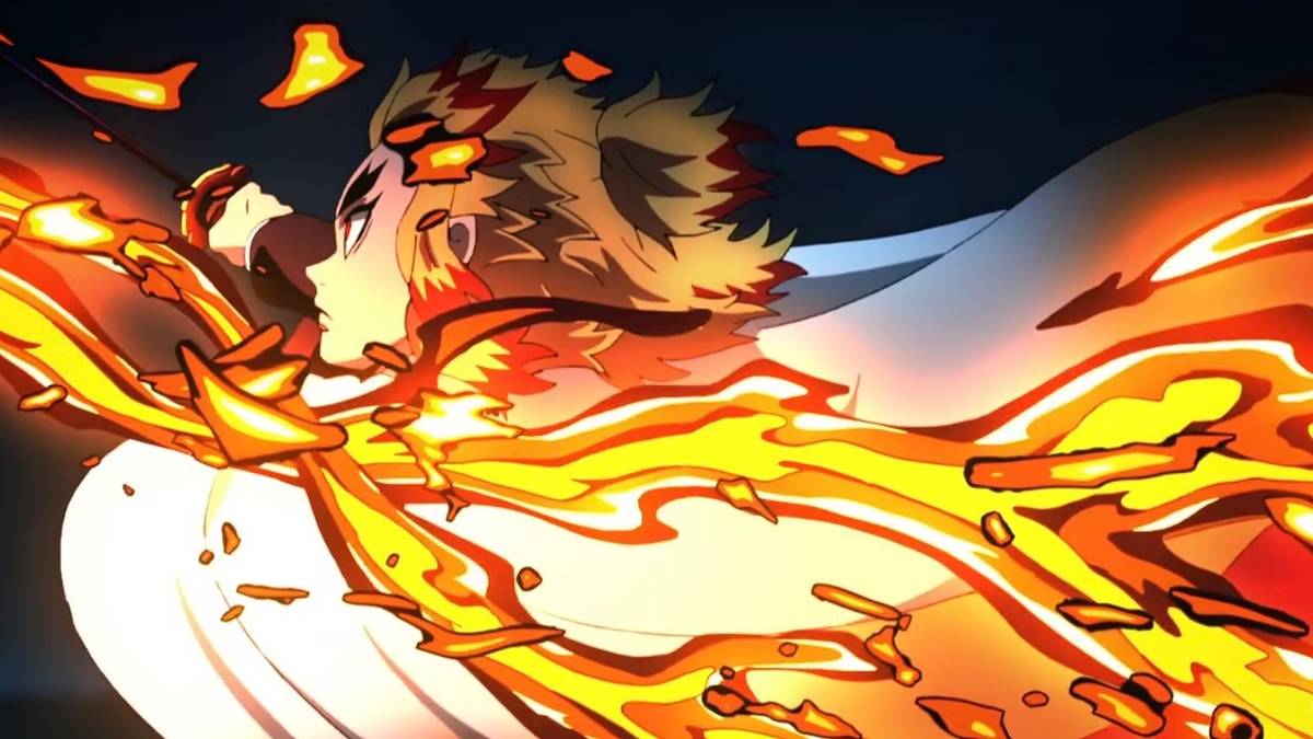 Demon Slayer's Flame Hashira Lives Up To His Title With Incredibly Cool ...