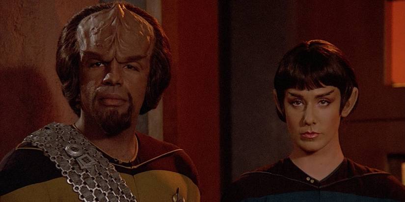 Worf Almost Romanced A Vulcan On Star Trek: TNG