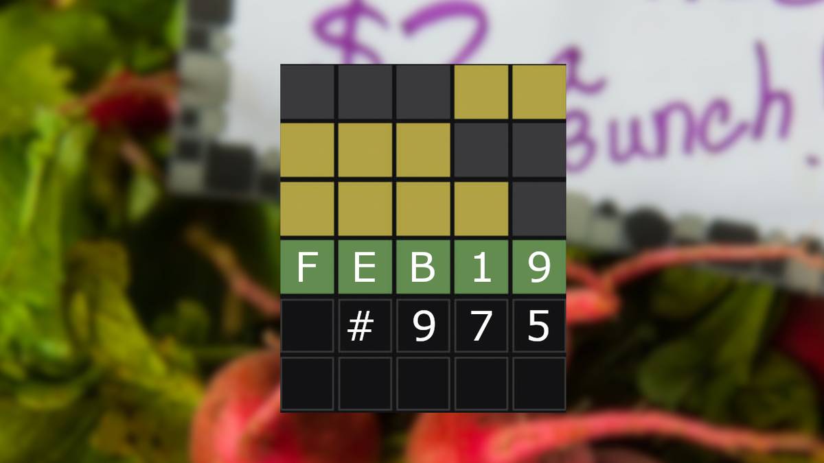 Today's Wordle Answer & Hints For February 19, 2024 (Puzzle #975)