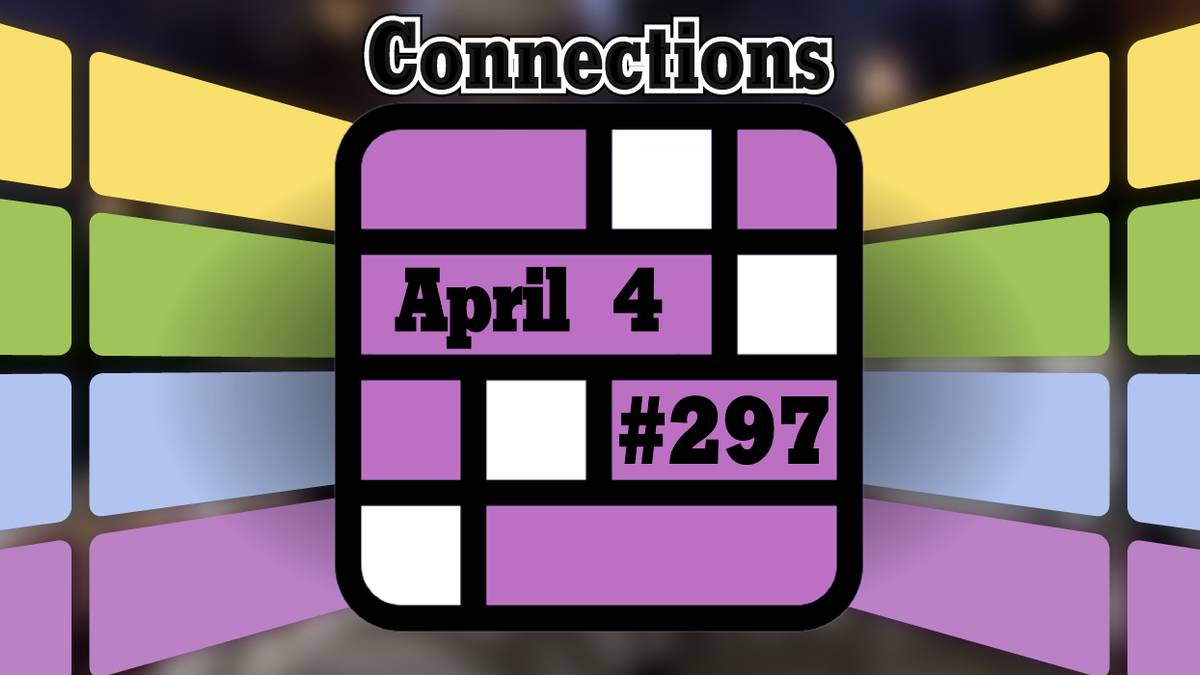 Today's Connections Hints & Answers For April 4, 2024 (Puzzle #297)