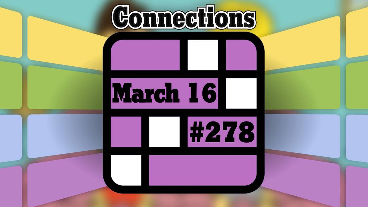 Today's Connections Hints & Answers For March 16, 2024 (Puzzle #278)