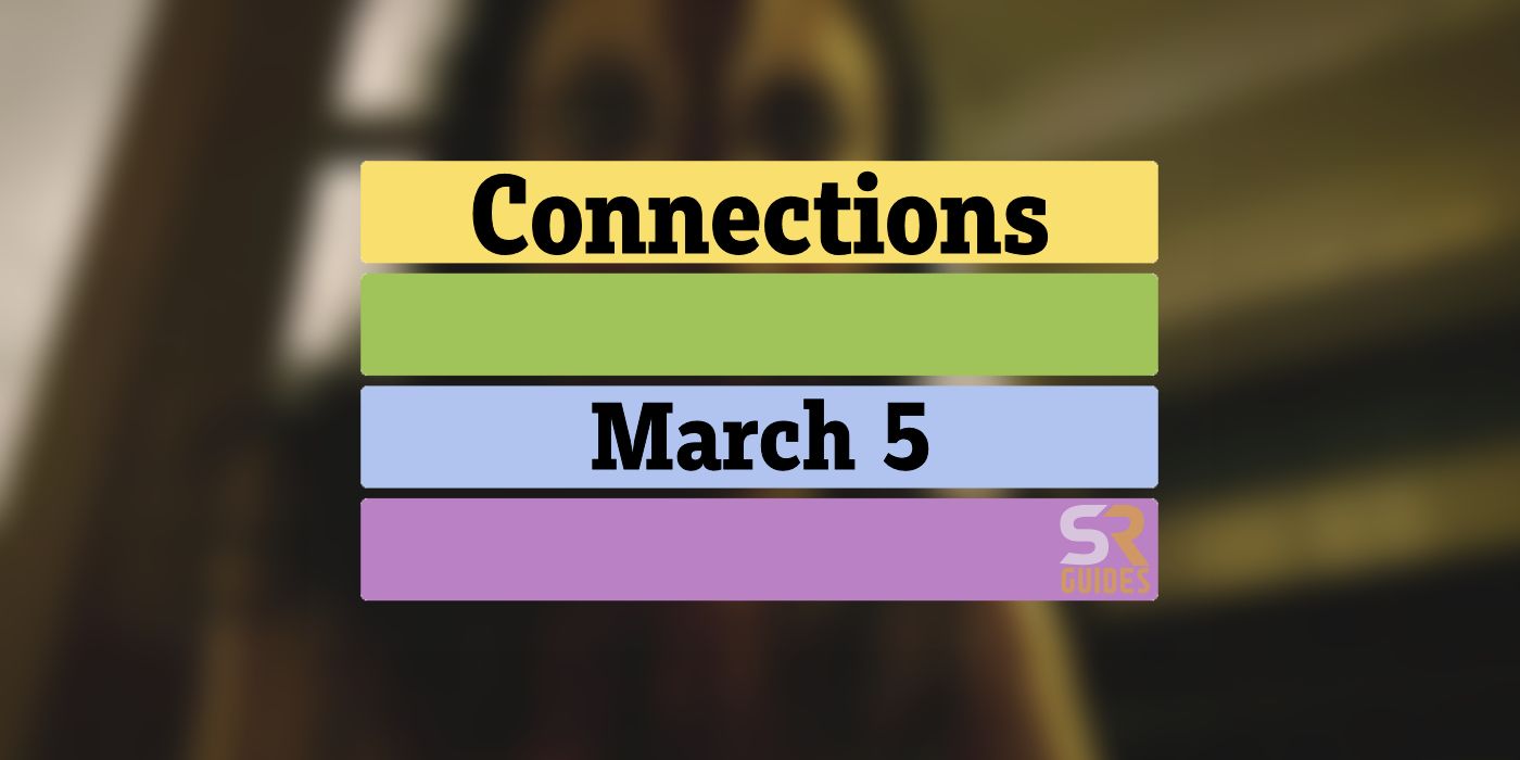Today's Connections Answers & Hints For March 5, 2024 (Puzzle #267)