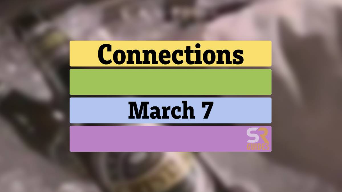 Today's Connections Hints & Answers For March 7, 2024 (Puzzle #269)