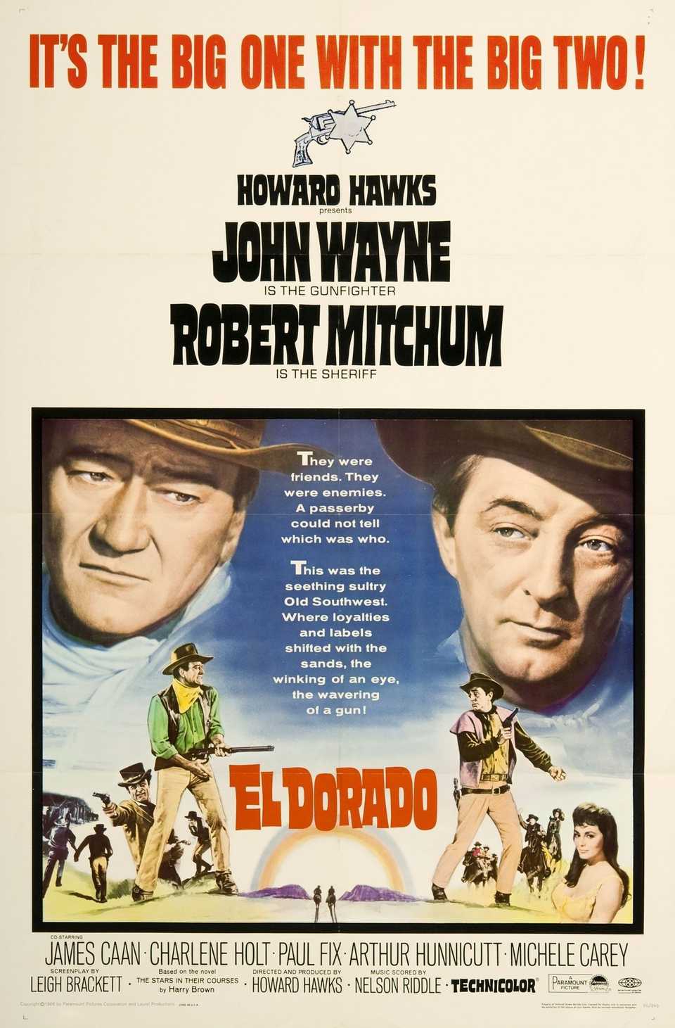 John Wayne & Robert Mitchum Finally Teamed Up In 1966's El Dorado After Years Of Separately ...