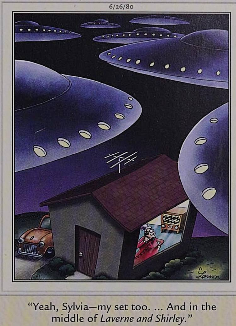 15 Craziest Far Side Comics About Aliens