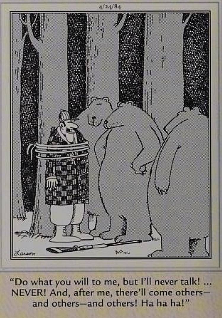 15 Wildest Far Side Comics About Bears