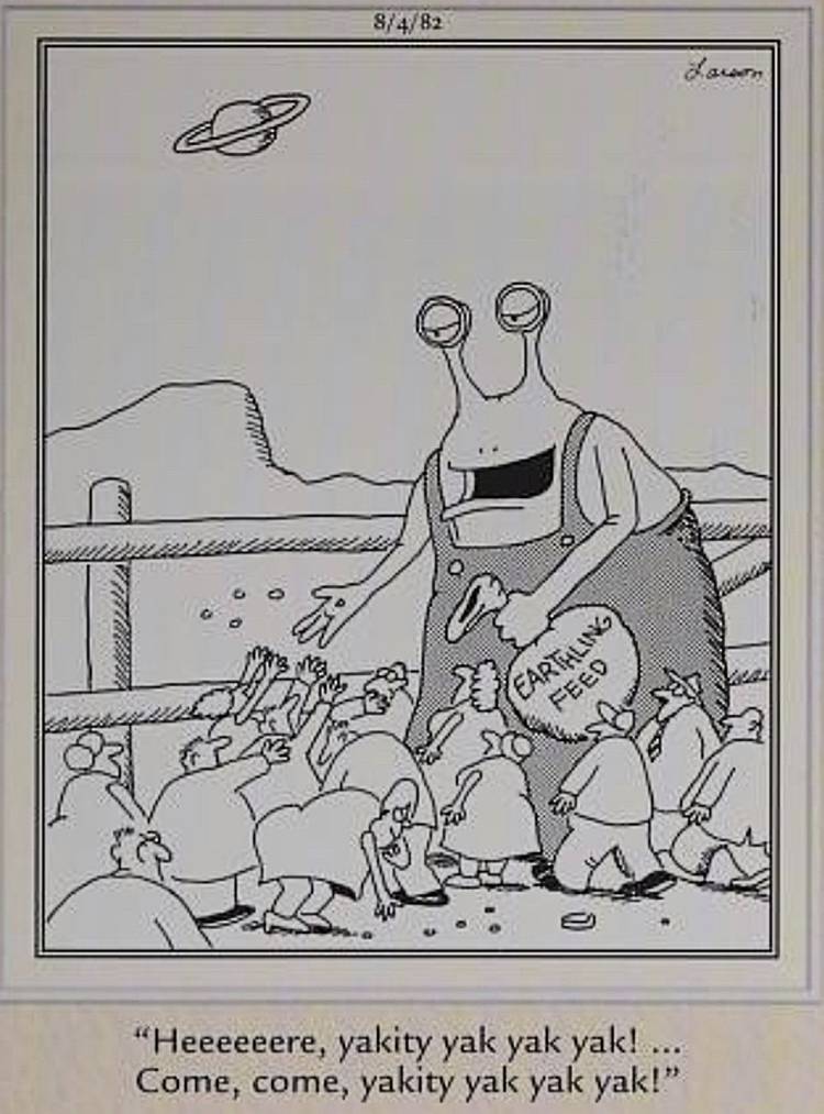 15 Craziest Far Side Comics About Aliens