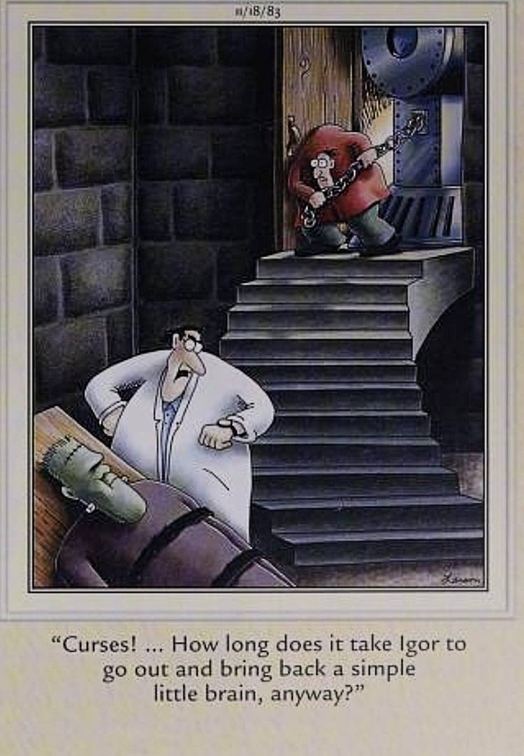 10 Hilarious Far Side Comics Starring Igor, the Iconic Mad Scientist's ...