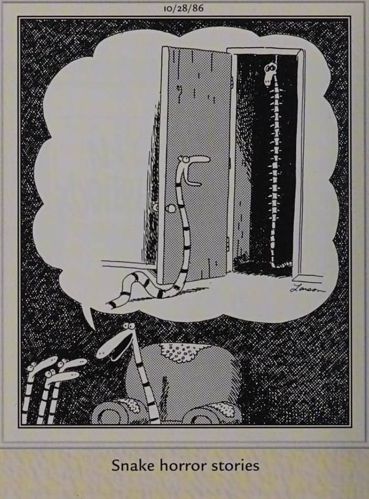 11 Far Side Comics That Prove Creator Gary Larson Was Obsessed With Snakes