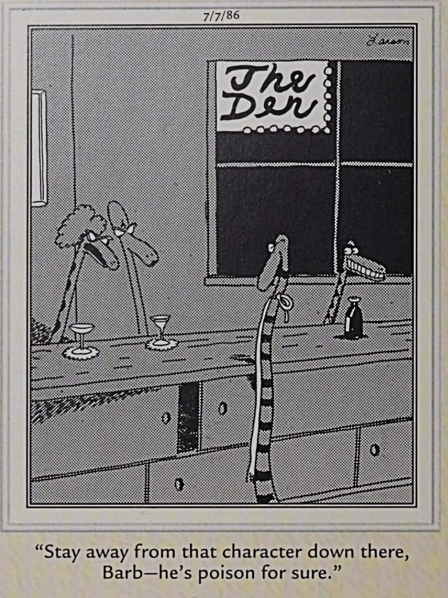 Bottoms Up! 10 Hilarious Far Side Comics All About Bars