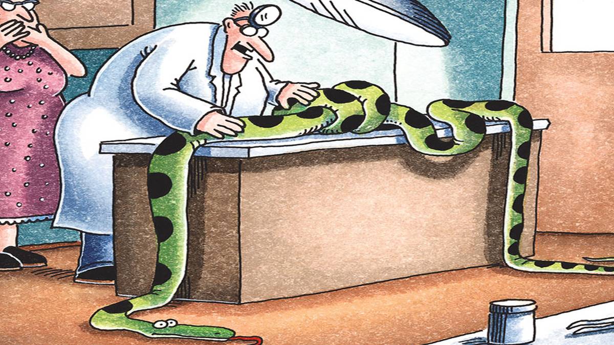 11 Far Side Comics That Prove Creator Gary Larson Was Obsessed With Snakes