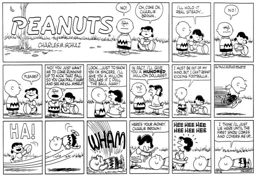 Charlie Brown's 'Lucy & the Football' Gag All Started with a ...