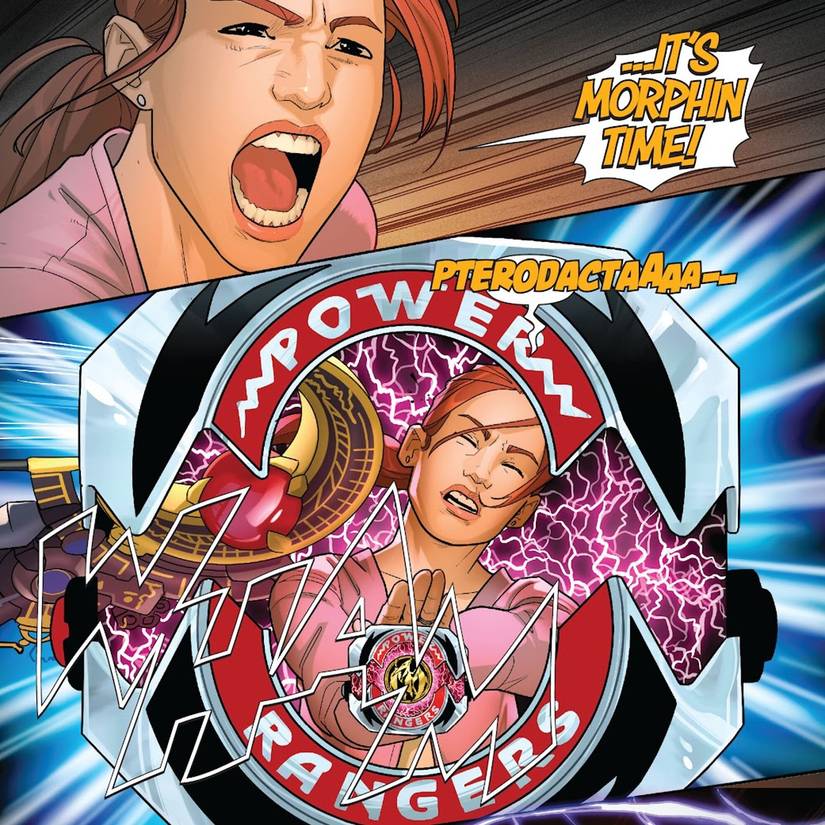 mighty morphin fan morph