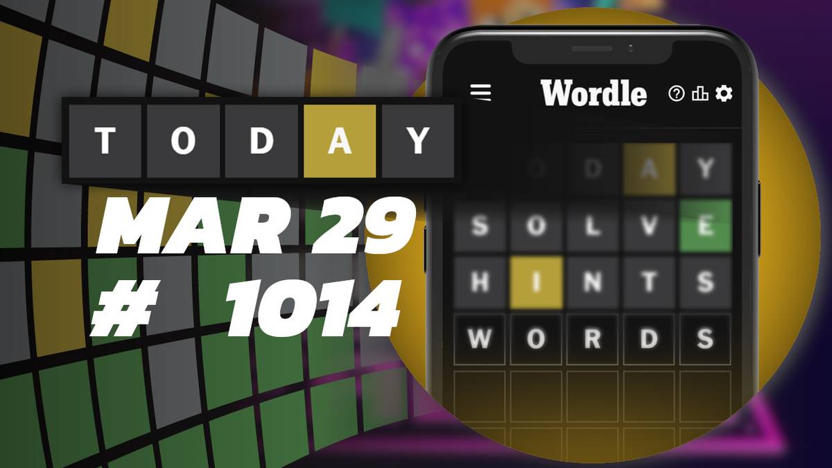 Today's Wordle Hints & Answer - March 29, 2024 (Puzzle #1014)