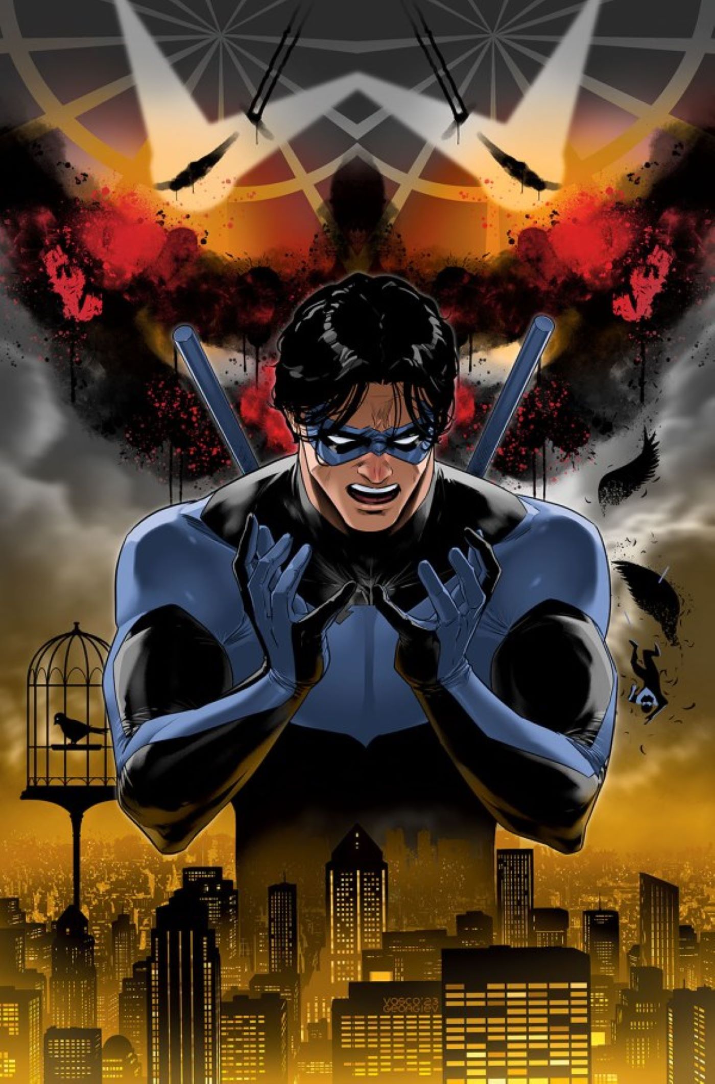 Nightwing Becomes a Greek Myth in a Haunting Take on His Dark Origin