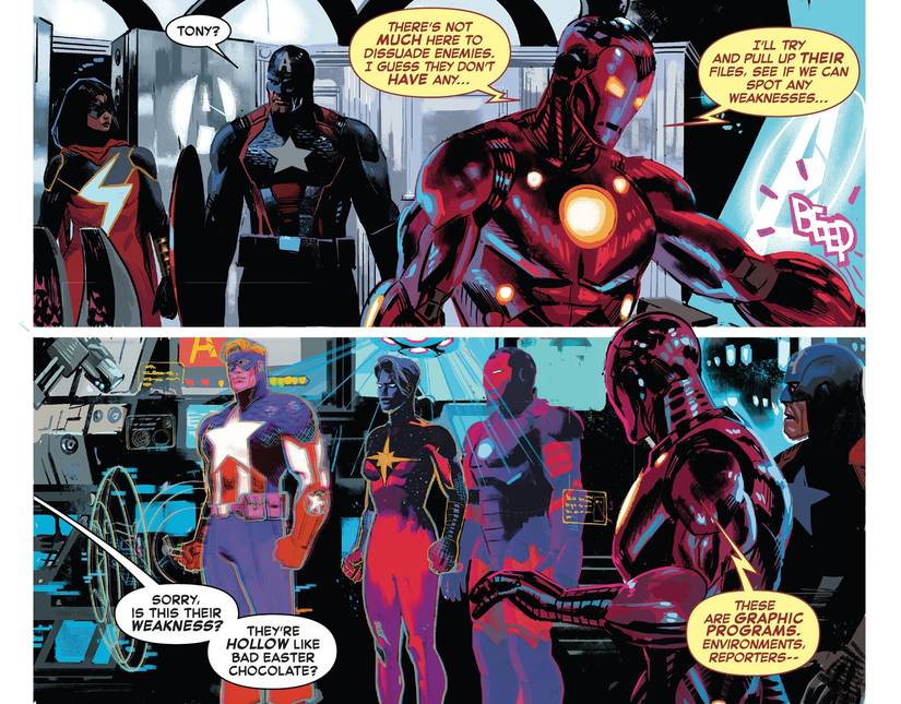 Iron Man Officially Debuts New Red Armor, As Tony Stark Undergoes a ...