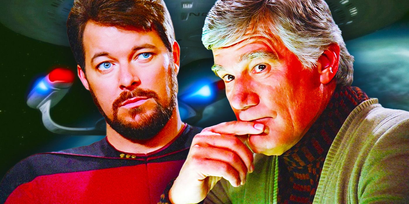 Roddenberry's "No Conflict" Rule Hurt Riker Father & Son Star Trek: TNG ...