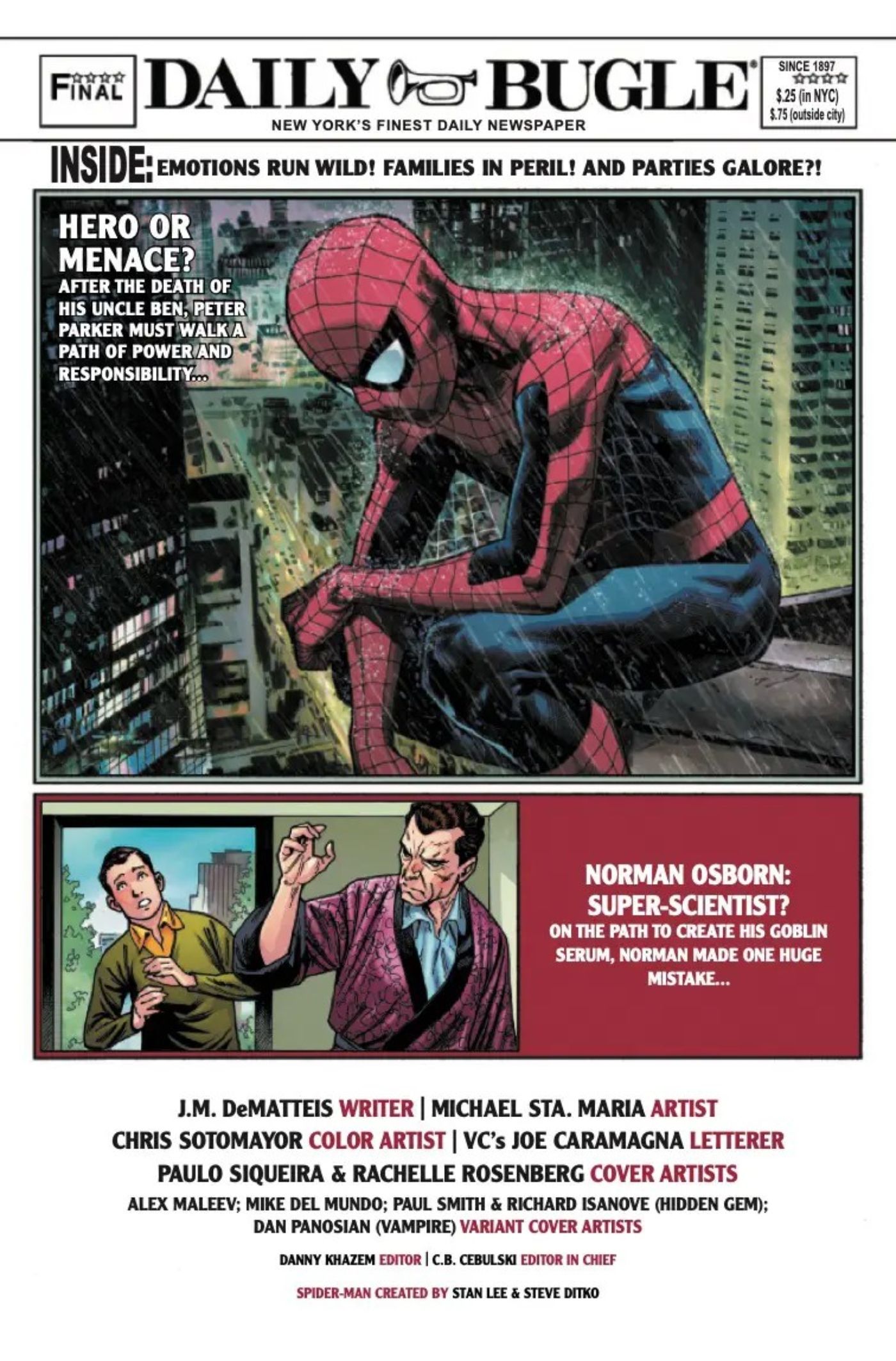 Peter Parker In S Newspaper Editor Comic Book Spider Man (Comic Book)