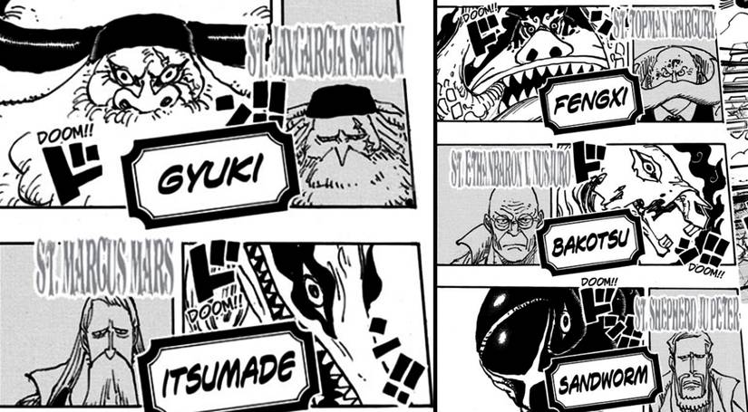 One Piece: The Five Elders' Powers And True Forms Explained