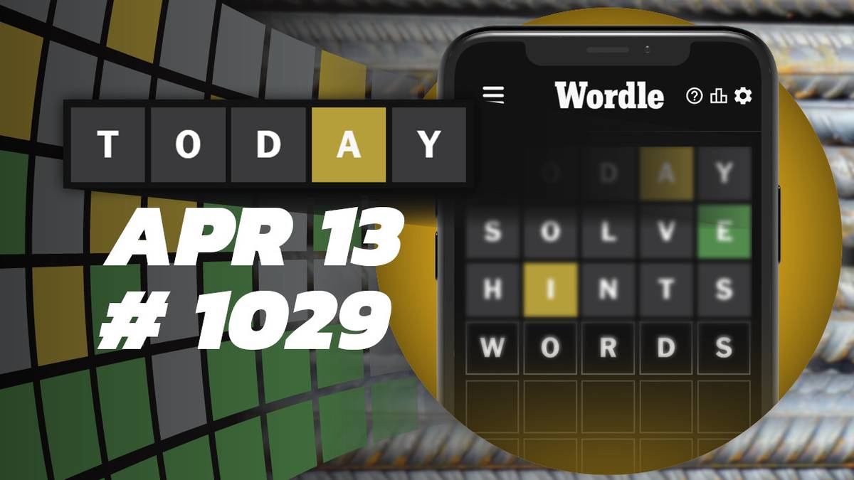 Today's Wordle Hints & Answer - April 13, 2024 (Puzzle #1029)