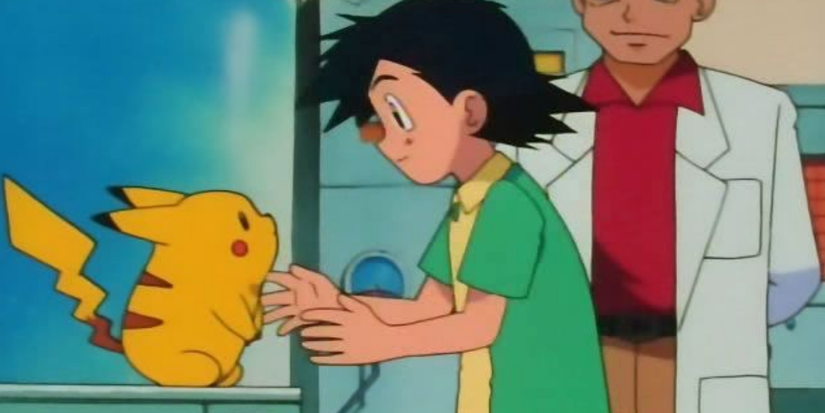 Ash & Professor Oak's First Meeting Introduces a Big Pokémon Plot Hole